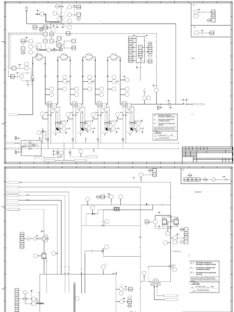 Main Air Compressor P&ID | PDF | Gas Technologies | Mechanical Engineering
