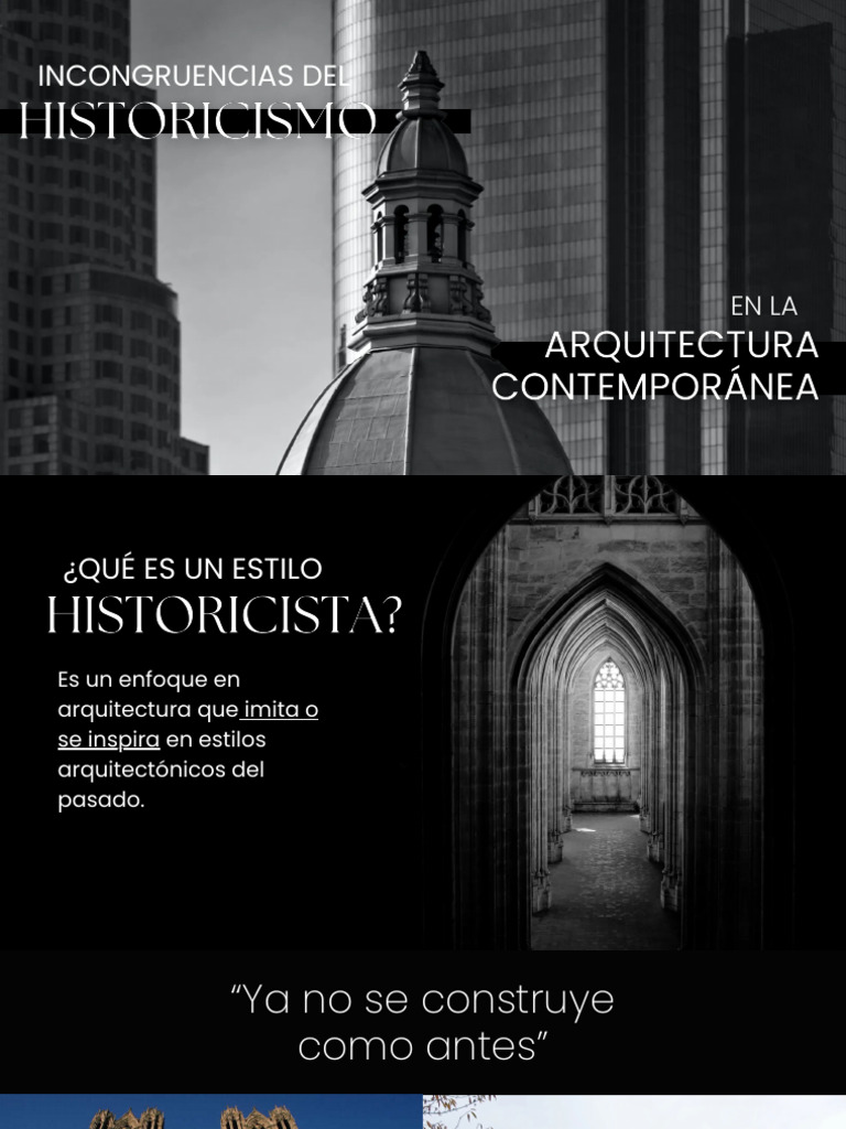 La Incongruencia de Construir Con Estilos Historicistas | PDF
