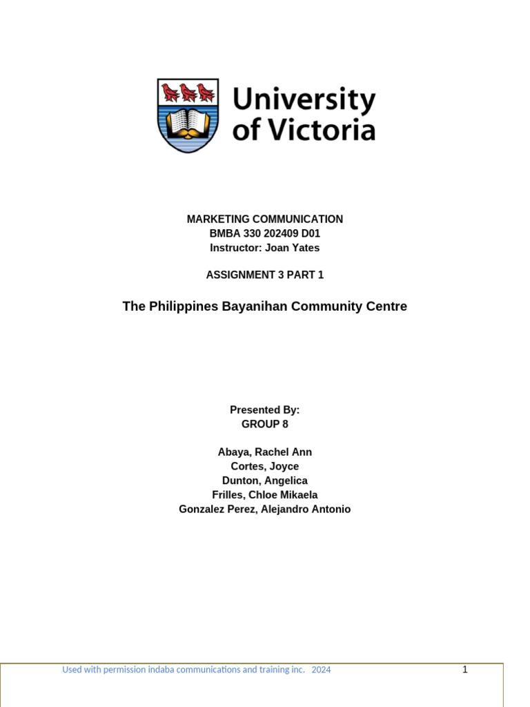 BMBA 330 IMC Project Template Overview | PDF | Popular Culture & Media ...