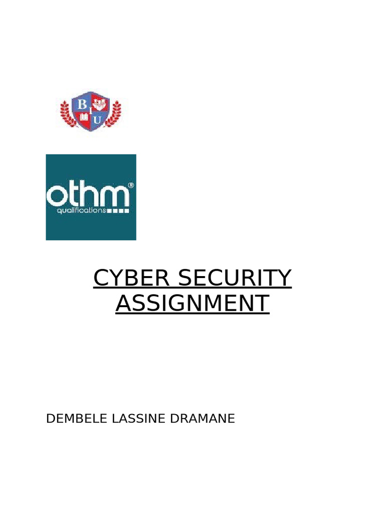 Cyber Security Pdf Security Computer Security
