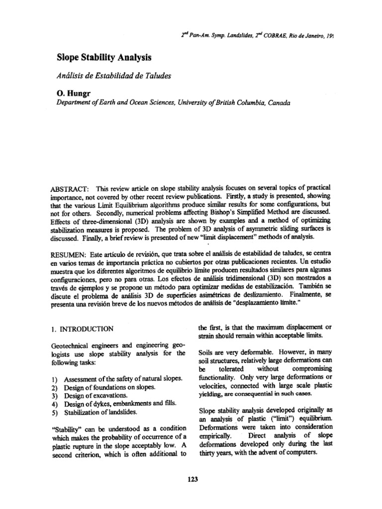 30 Slope Stability Analysis 1 | PDF