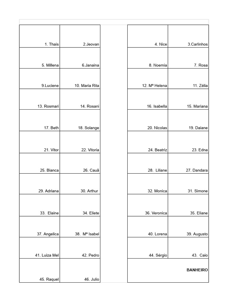Mapa Onibus 46 Lugares | PDF