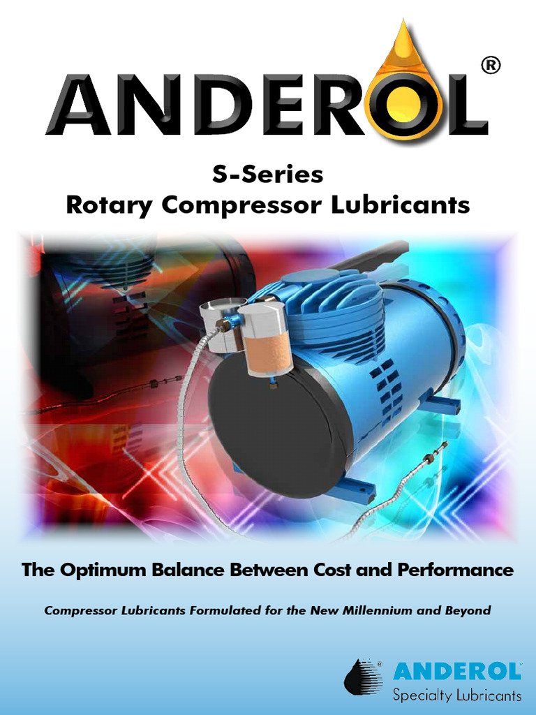 ANDEROL S-Series Compressor Lubricants Brochure | PDF | Lubricant | Materials