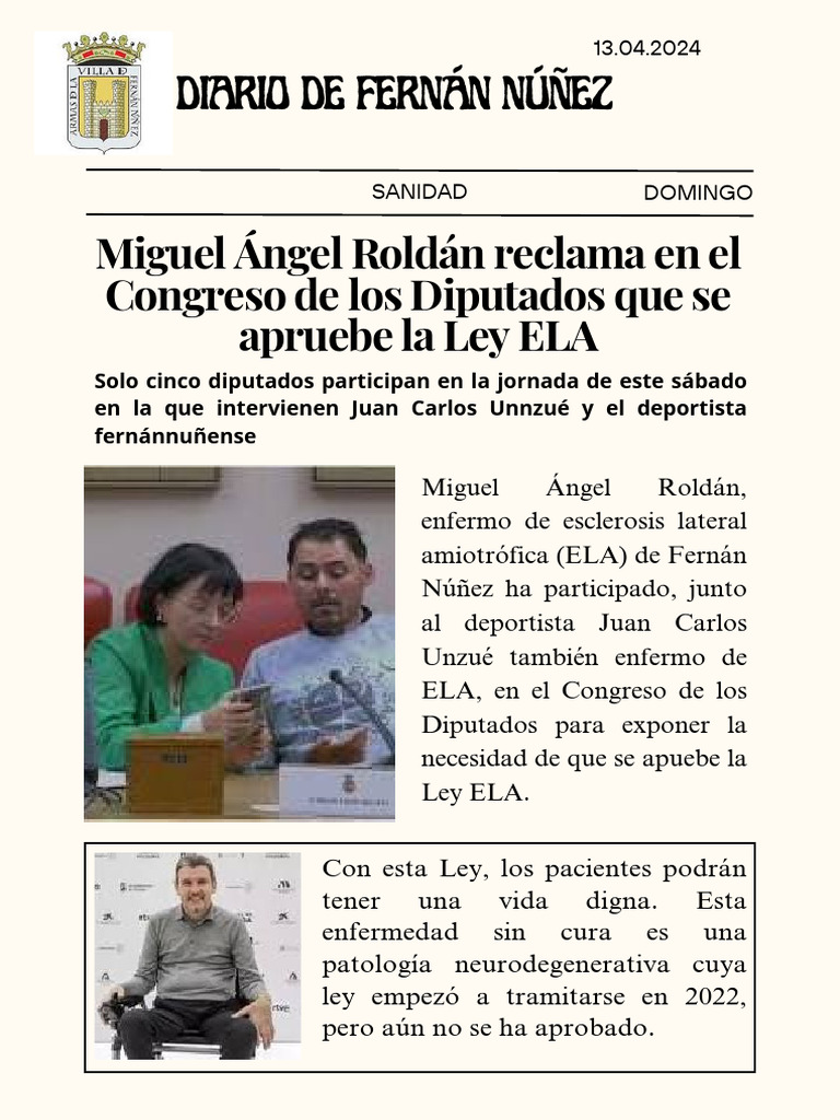 Noticia Periodística Álvaro Ramírez Gacía | PDF