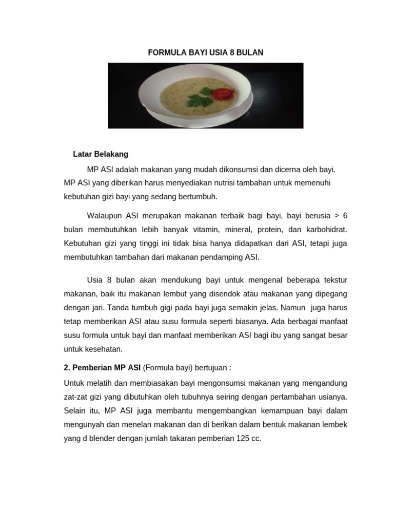 TUgas Formula Makanan | PDF