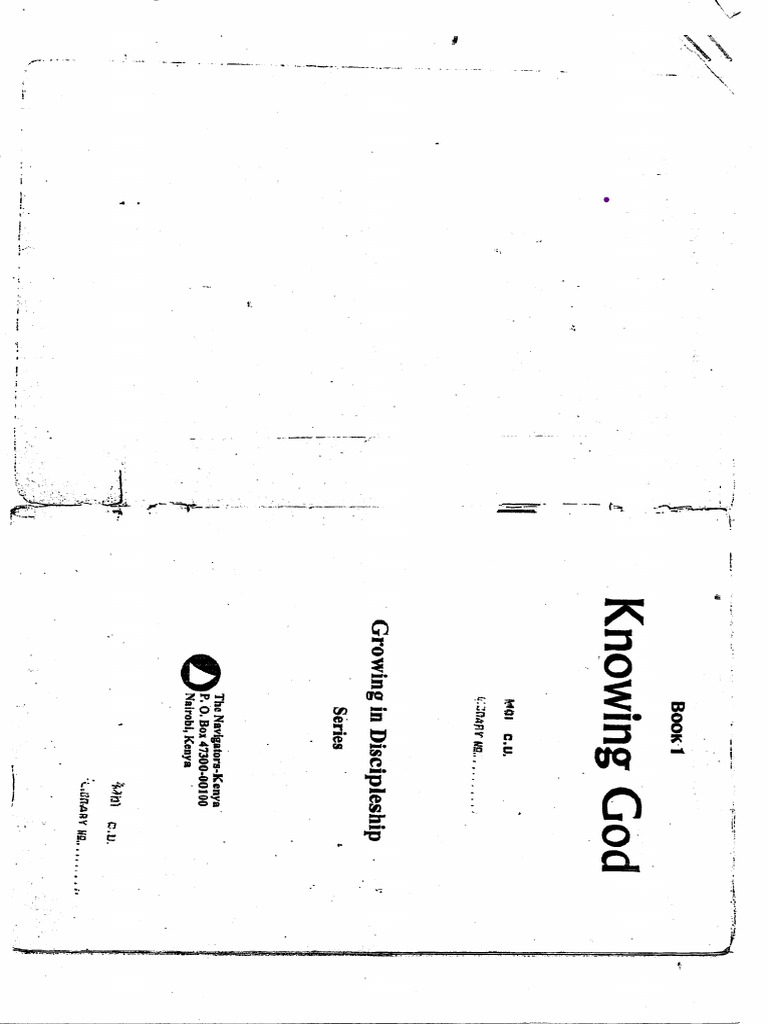 Knowing God. Yahwehs Delights | PDF