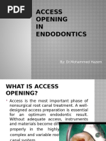 Endodontic Access Cavity Preparation Guide | PDF | Dental Anatomy ...