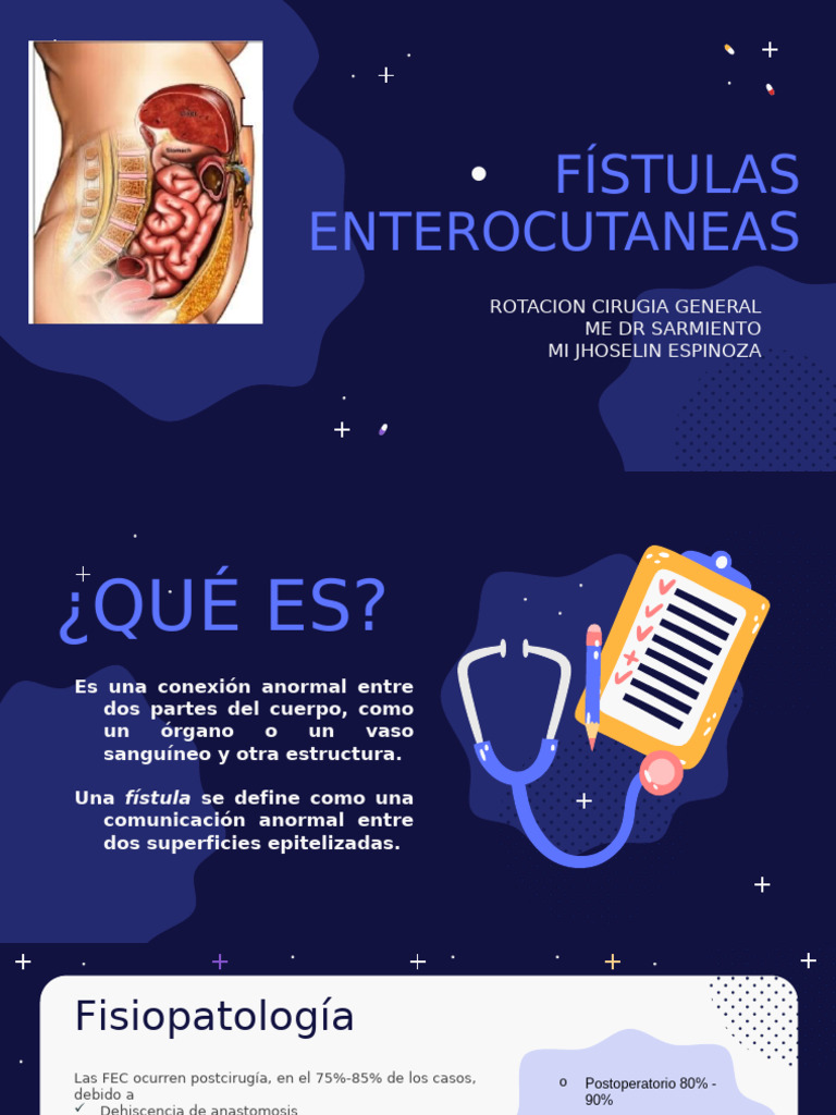 13 Fistulas Enterocutaneas | PDF | Tracto gastrointestinal | Colitis ...