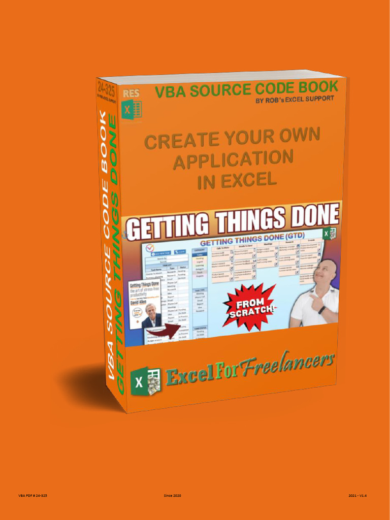 Getting Things Done v1.0 | PDF | Microsoft Excel | Visual Basic For Applications
