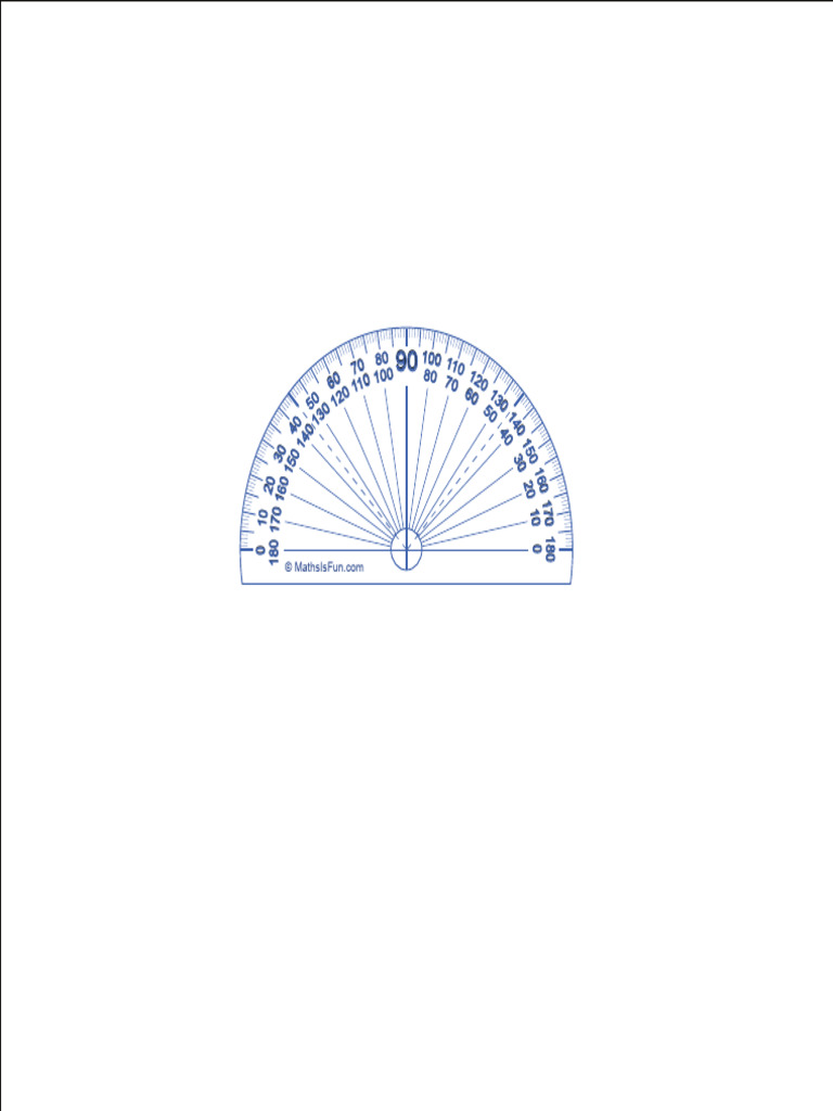 Protractor | PDF