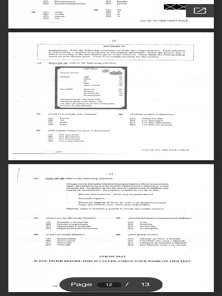 CSEC Spanish Past Papers Archive | PDF