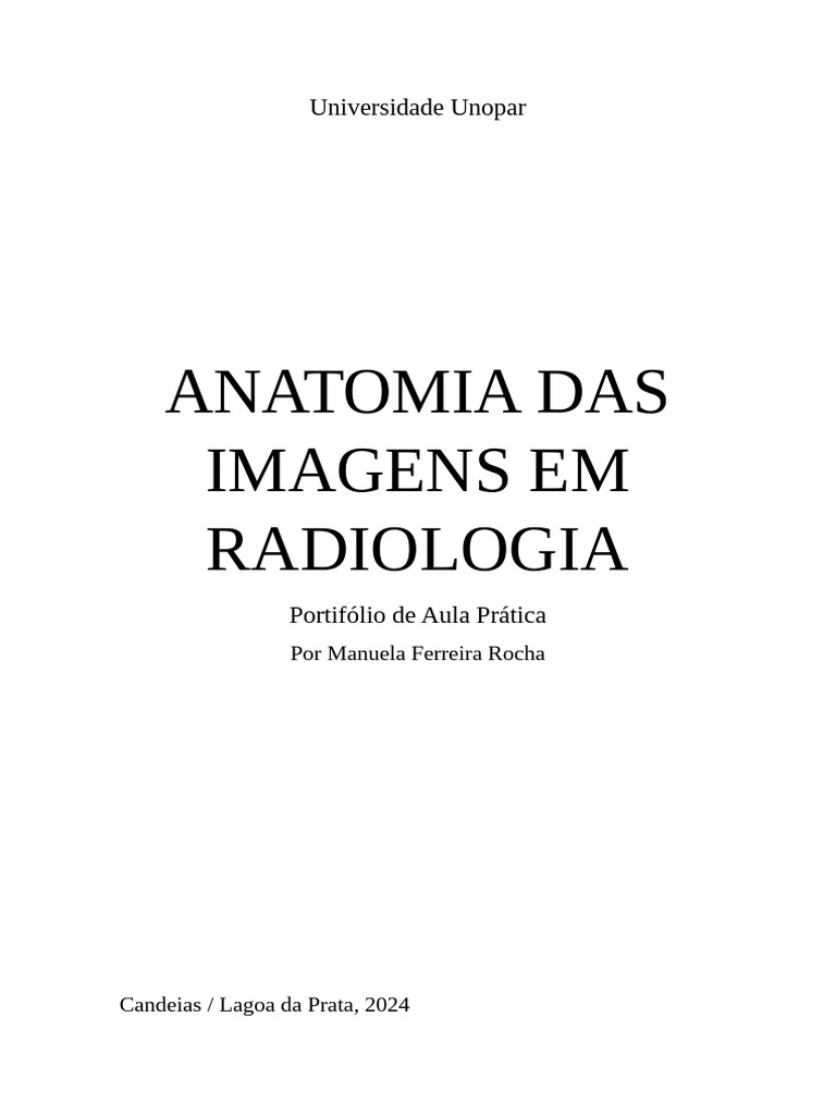 Portif. Anatomia Das Imagens em Radiologia | PDF | Tomografia ...