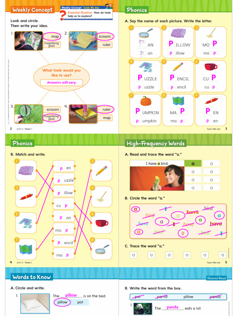 Unit 2 Week 1 Practice Book Answer Key | PDF
