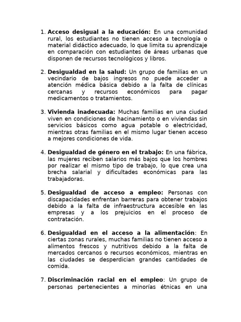 Desigualdad Social | PDF | Desigualdad social | Discriminación y relaciones raciales