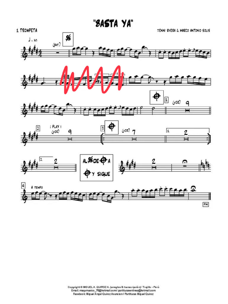 Basta Ya - D - BB | PDF