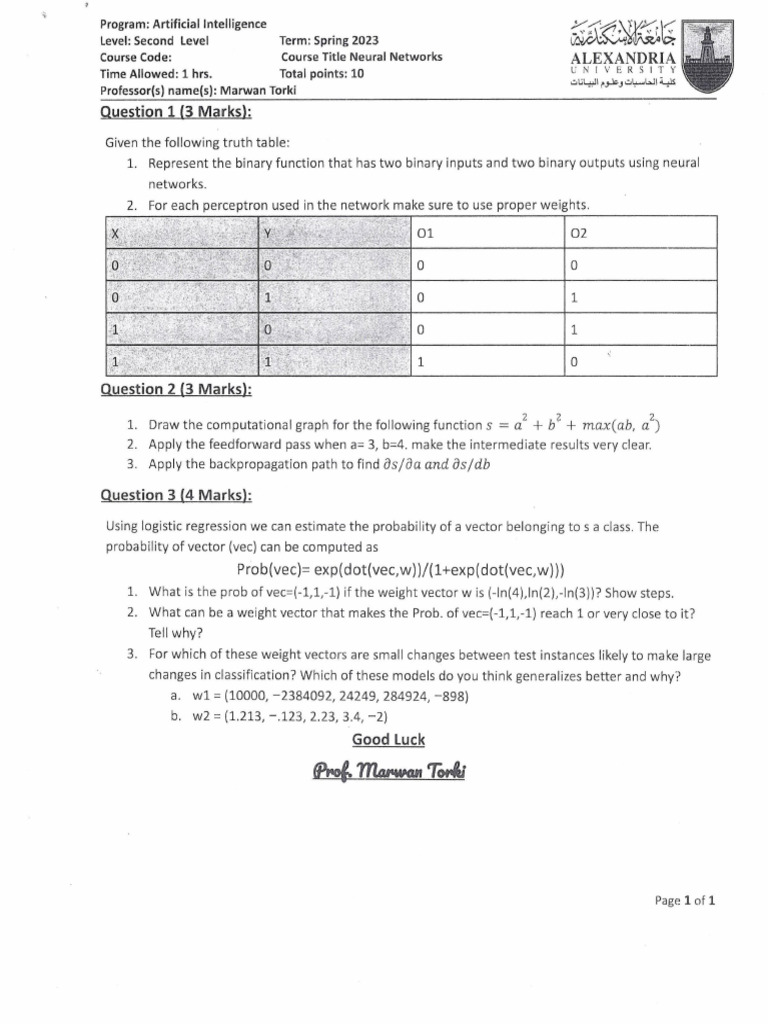 Mid Term | PDF | Statistical Classification | Algorithms