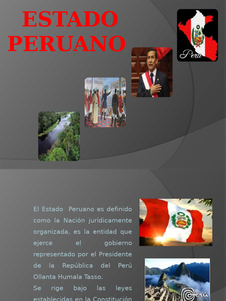 Estructura Del Estado Peruano | PDF | Perú | Estado (política)