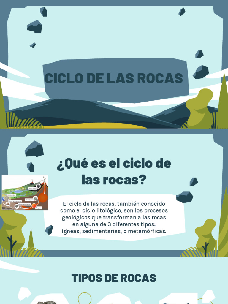 Ciclo de Rocas | PDF | Roca (geología) | Roca ígnea