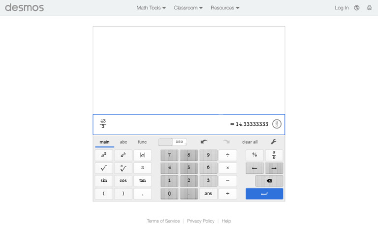 Desmos Scientific Calculator | PDF