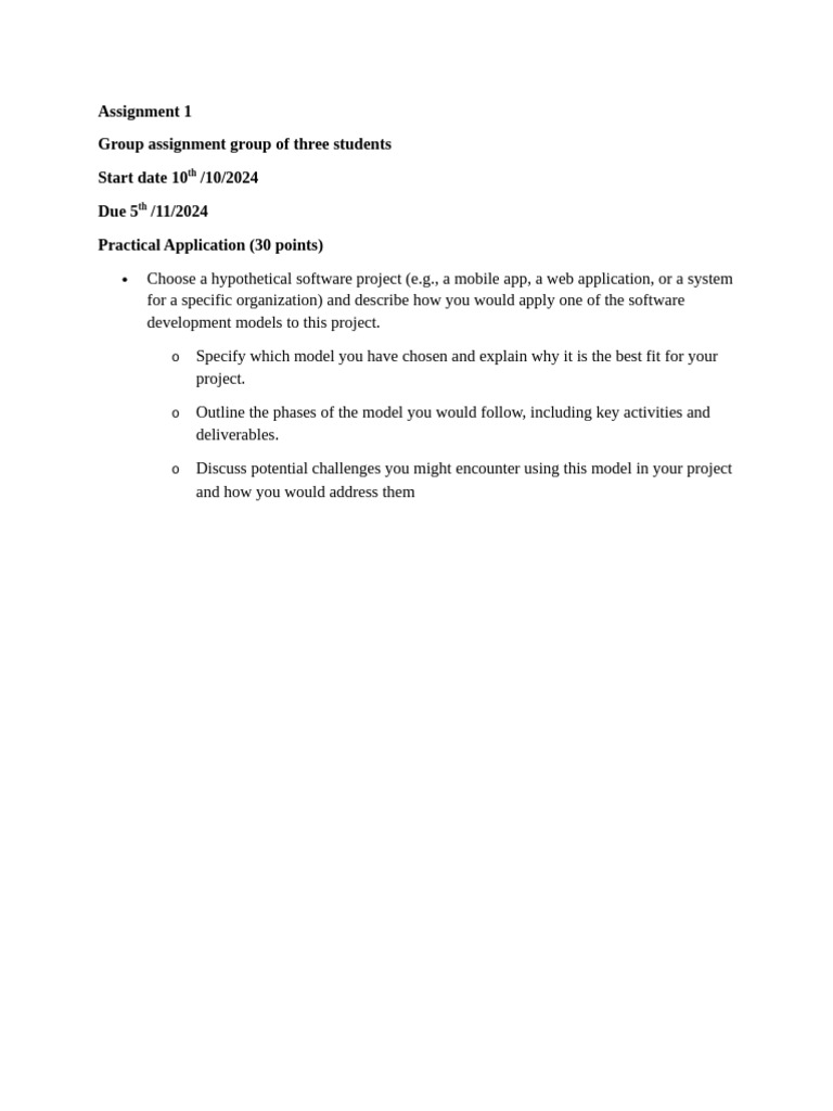 GROUP Assignment 1 | PDF