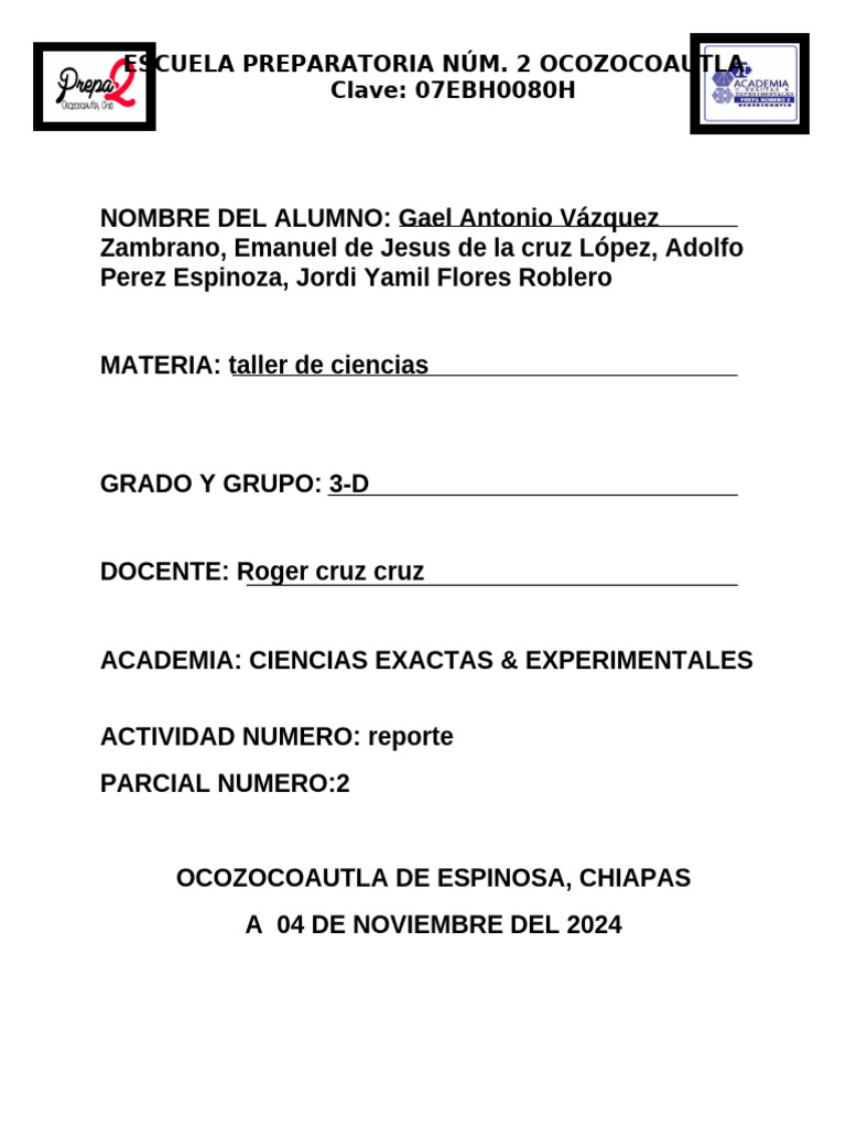 Portada de 4 Integrantes | PDF