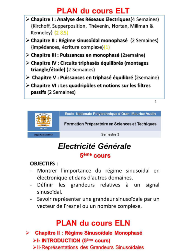 Cours 5-Électricité Générale | PDF