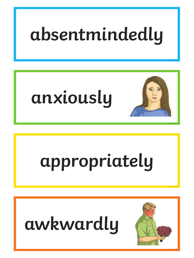 t2 e 5077 ks2 Adverbs Flashcards | PDF