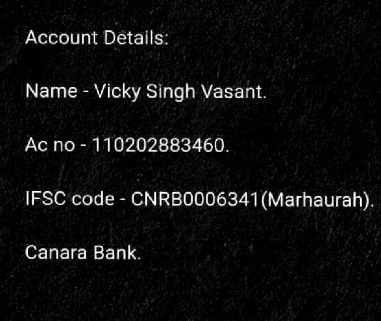Vicky Bhaiya Account Details | PDF
