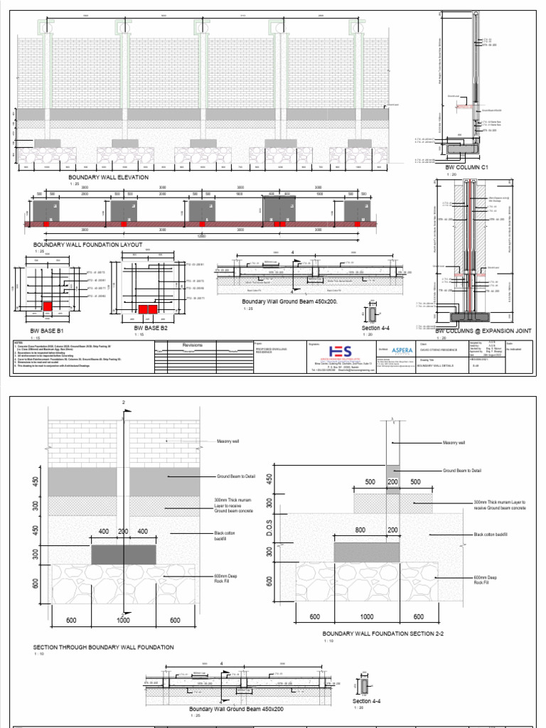 HES-006-2021 - David Otieno - Boundary Wall Details-1 | PDF | Building Materials | Architectural ...