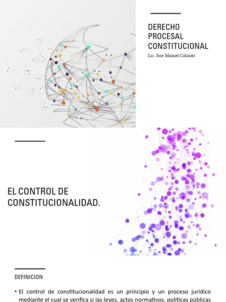 2da Semana El Control de Constitucionalidad | PDF | Constitución ...