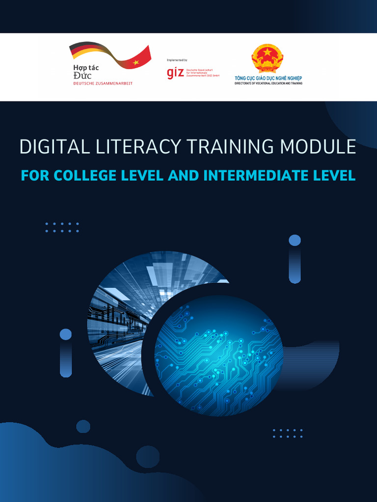 Digital Literacy Training Module Guide | PDF | Educational Assessment ...