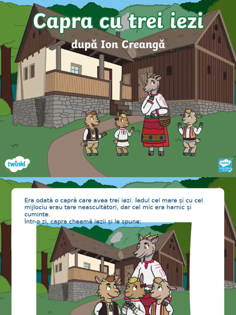 Povestea Capra Cu 3 Iezi | PDF