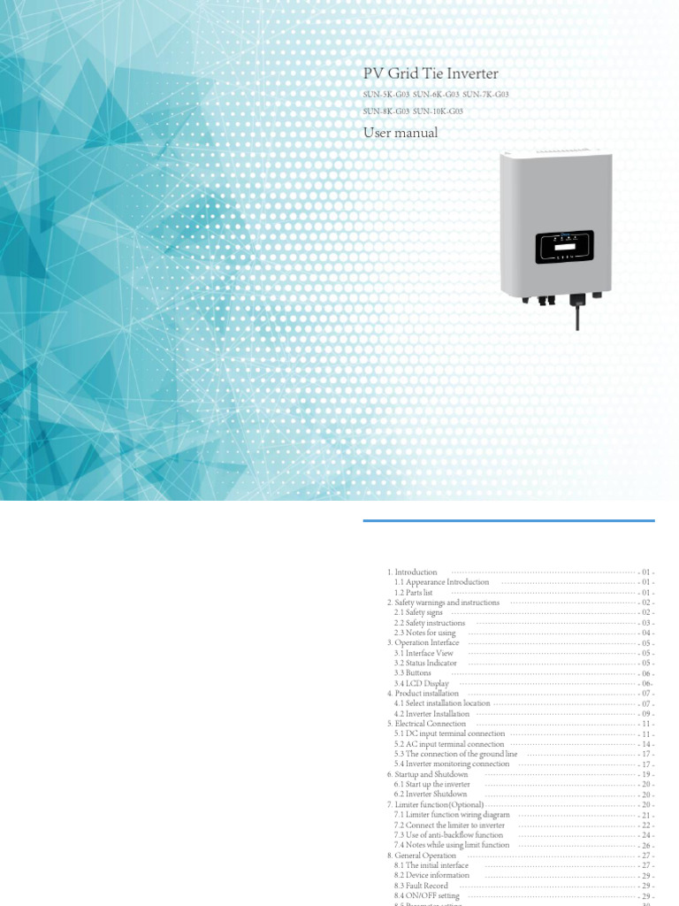 5kw 10kw | PDF | Telecommunications | Manufactured Goods