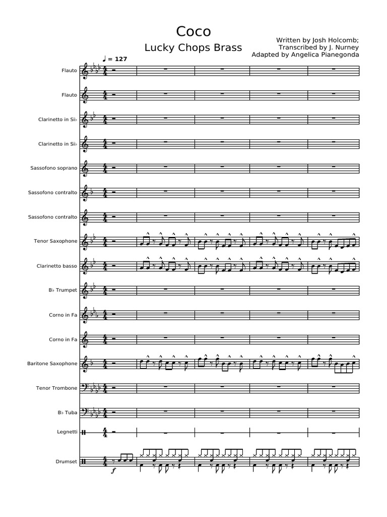 Coco Lucky Chops Merged | PDF | Jazz | Orchestras