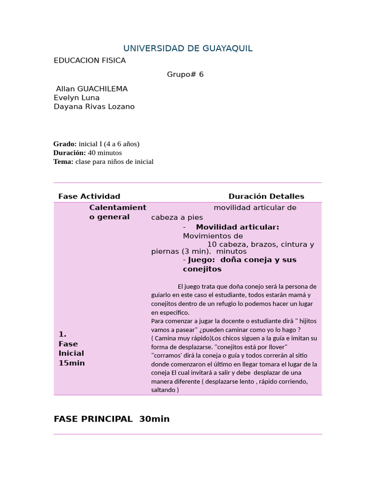 Planificación Edff | PDF