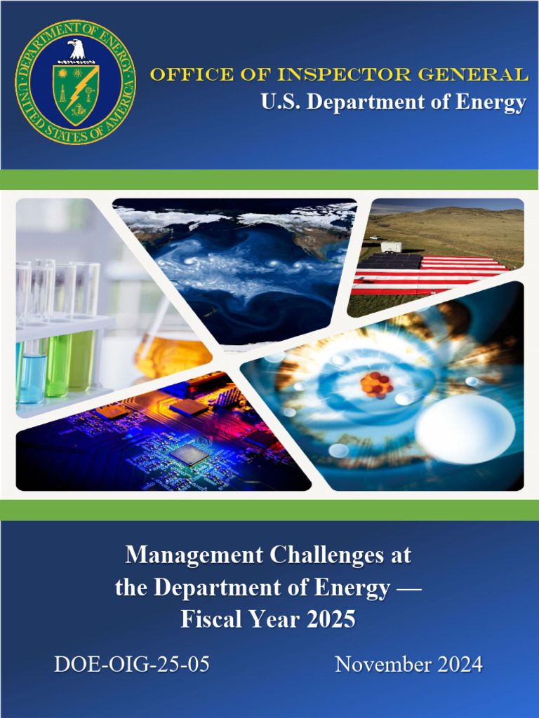 DOE OIG Report On LPO | PDF | Computer Security | Security