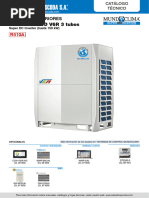 Ficha Tecnica MDV 1 Catalogo VRV Midea | PDF | Presión | Caldera
