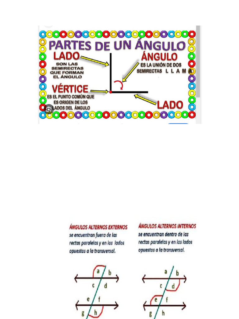 Tipos de Ángulos | PDF