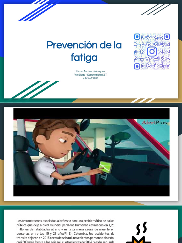 Prevencion de La Fatiga | PDF | Dormir | Estrés (biología)