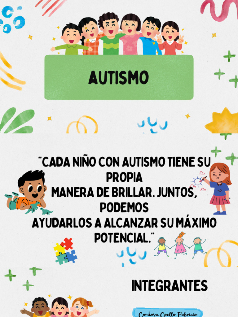 Estrategias para Apoyar a Niños con Autismo | PDF | Espectro autista ...