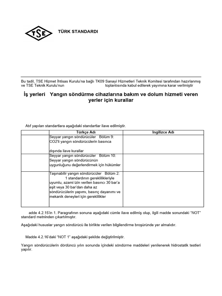 TS 11827: 2017 T1: Temmuz 2017 | PDF
