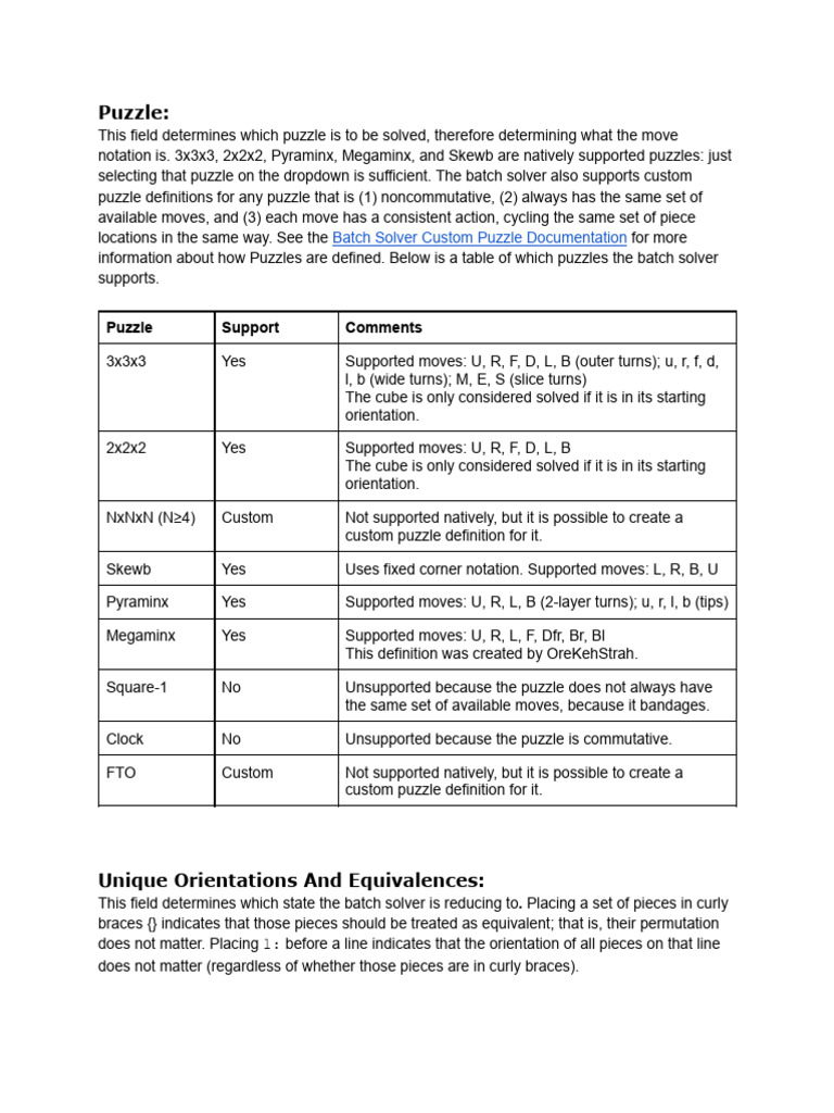 Batch Solver Documentation | PDF | Mathematics