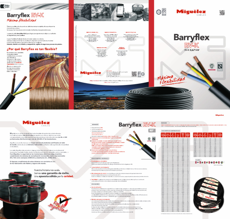 T Productos Hoja Tecnica Barryflex RV-K 056b19 | PDF