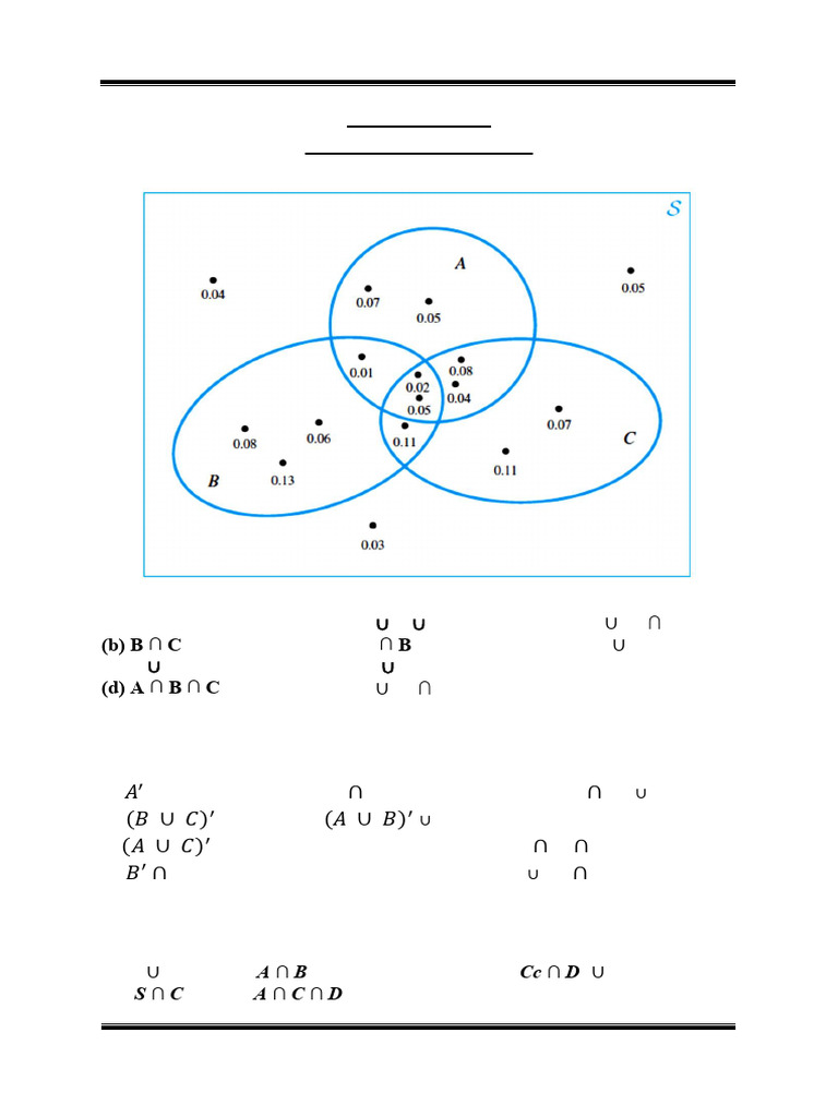 Statistics Assignment (4) Elements of Probability | PDF | Probability