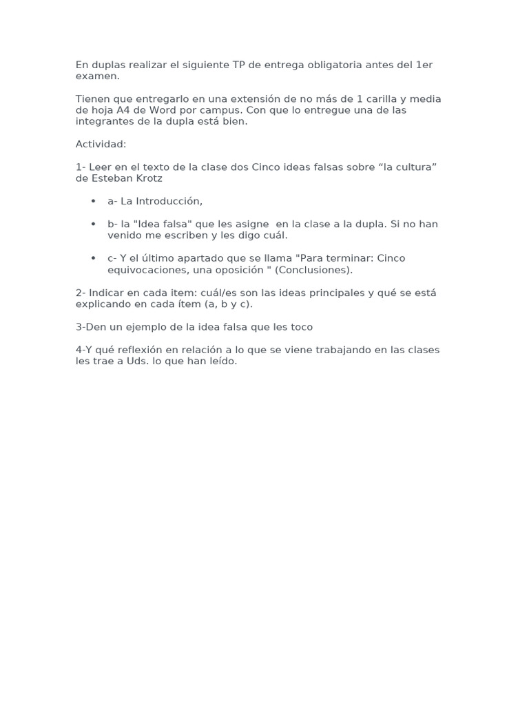 1er TP Obligatorio | PDF