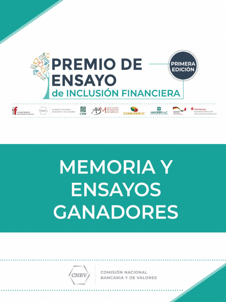 Memoria y Compendio Ensayos Premio PEIF 1ed | PDF | Inclusión ...