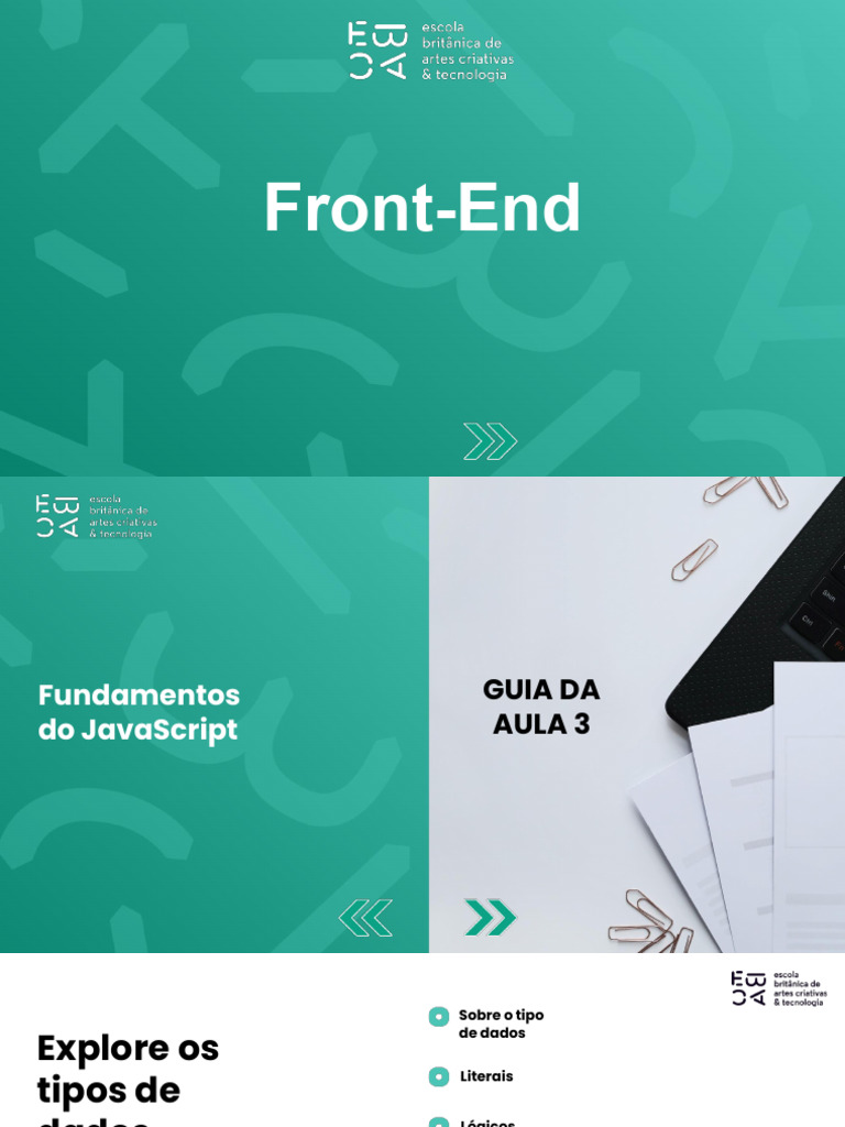 Profissão Desenvolvedor Full Stack - FrontEnd M6 A3 | PDF | Tipo de dados | Script Java