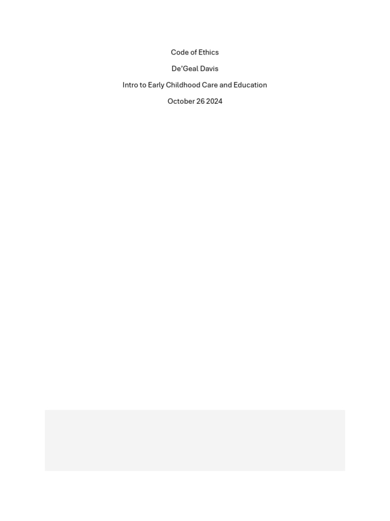 Code of Ethics Paper | PDF | Anger | Behavioural Sciences