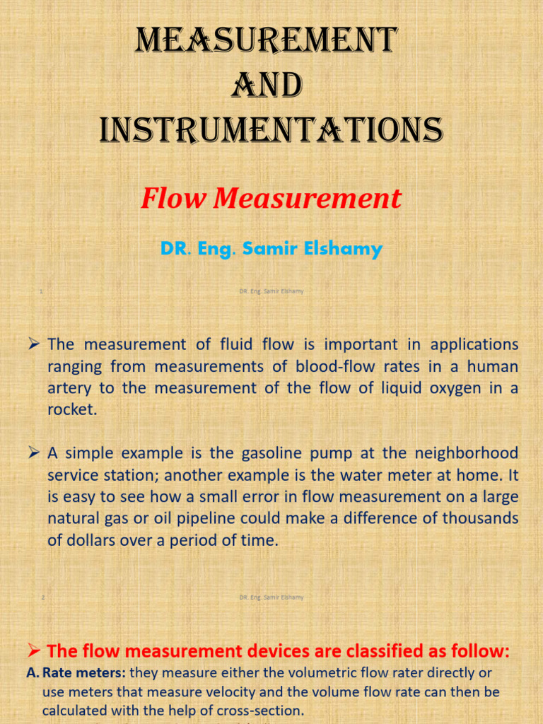 Flow | PDF | Flow Measurement | Fluid Dynamics