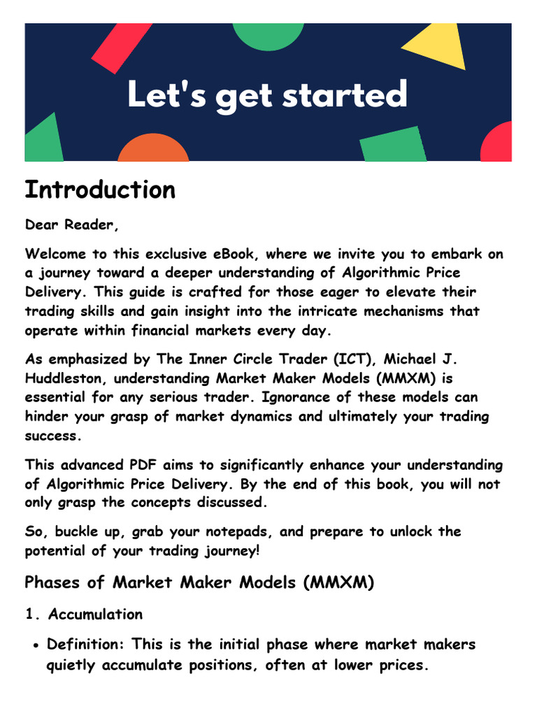 Algorithmic Price Delivery Guide | PDF | Market (Economics) | Market Maker